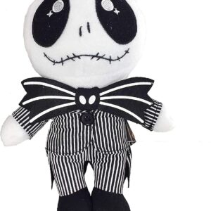 illuOKey Jack Skellington Plush Doll Nightmare Before Christmas Toys - Pumpkin King Plush Stuffed Lovely Baby Dolls (9.5 Inches, Black)