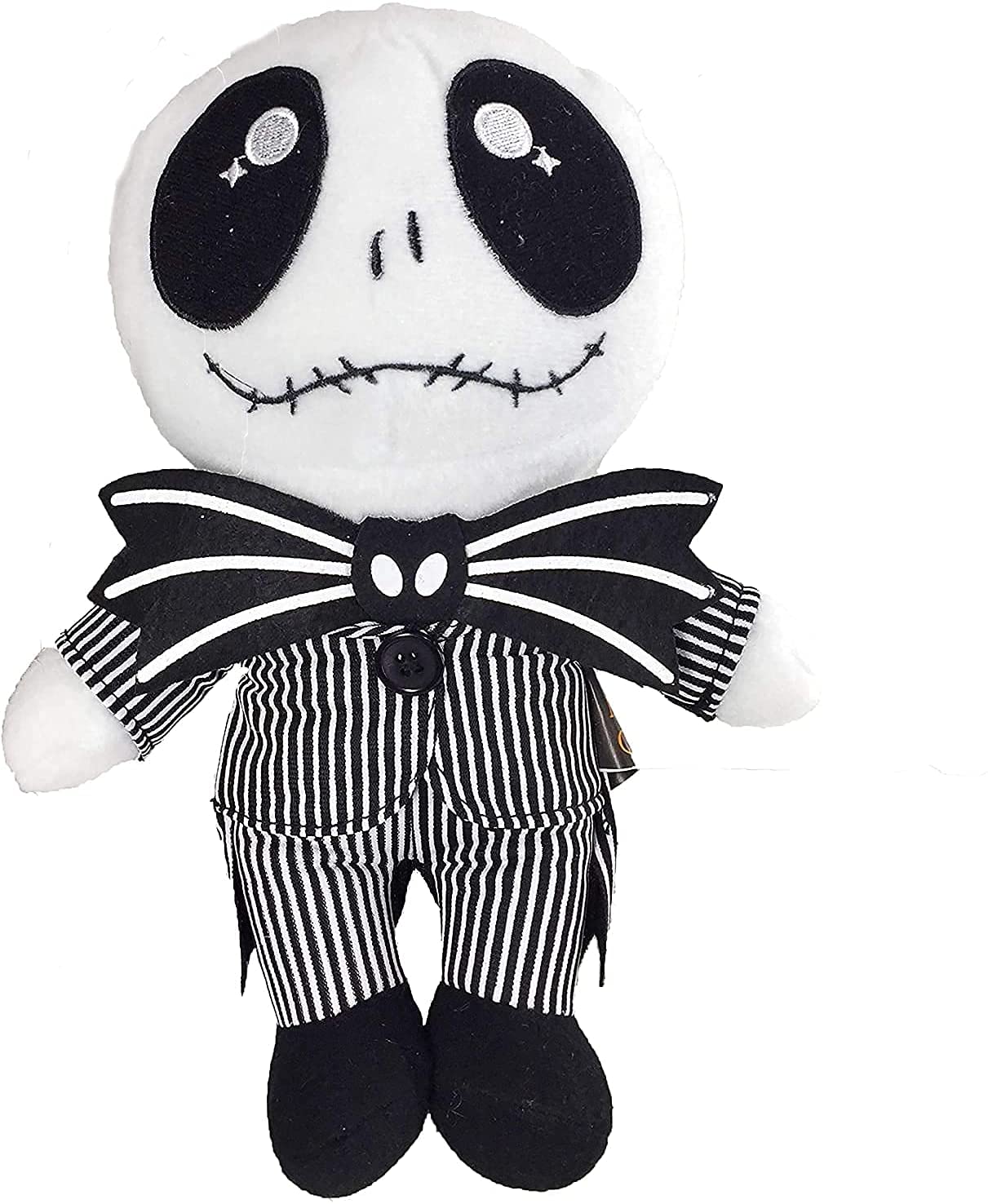 illuOKey Jack Skellington Plush Doll Nightmare Before Christmas Toys - Pumpkin King Plush Stuffed Lovely Baby Dolls (9.5 Inches, Black)