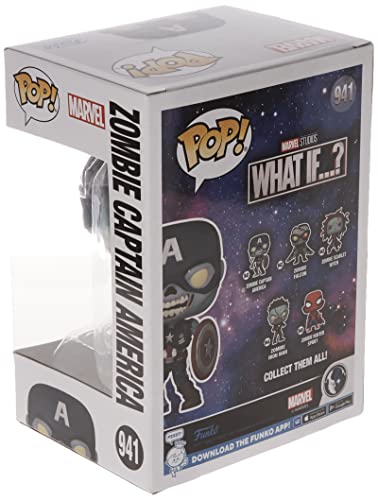 Funko Pop! Marvel: What If? - Zombie Captain America Vinyl Bobblehead