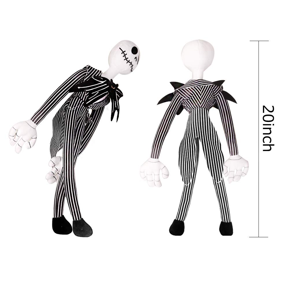 Originalidad Nightmare Before Christmas Jack Skellington Plush Doll - Pumpkin King Plush Stuffed Toys Dolls (Jack Doll 20 Inches)