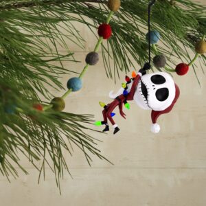 Hallmark Disney Tim Burton's The Nightmare Before Christmas Swinging Jack Skellington Christmas Ornament