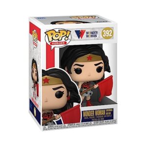 funko pop heroes: dc comics, wonder woman 80th anniversary - red son wonder woman, multicolor (54976)