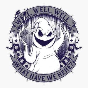 nightmare before christmas - oogie boogie sticker bumper sticker vinyl decal 5"