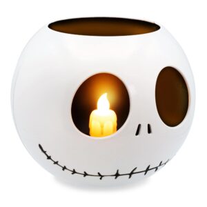 disney the nightmare before christmas jack skellington led flickering flameless candle with automatic timer | officially licensed collectible