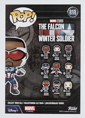 Funko Pop! Marvel: Year of The Shield - Captain America (Sam Wilson) with Shield, Amazon Exclusive