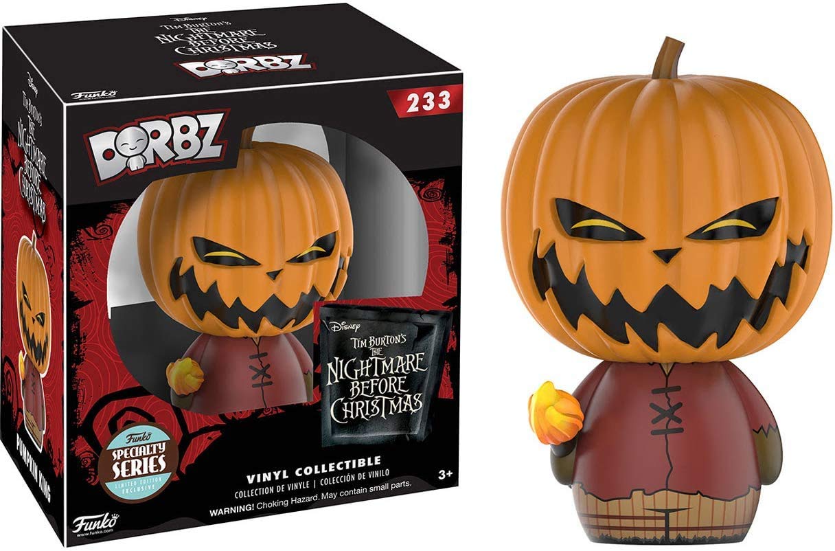 Dorbz! Movies: The Nightmare Before Christmas - Pumpkin King (Bundled with Pop Box Protector CASE)