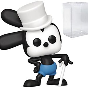 POP Disney: Disney 100 - Oswald The Lucky Rabbit Limited Edition Chase Funko Vinyl Figure (Bundled with Compatible Box Protector Case), Multicolored, 3.75 inches