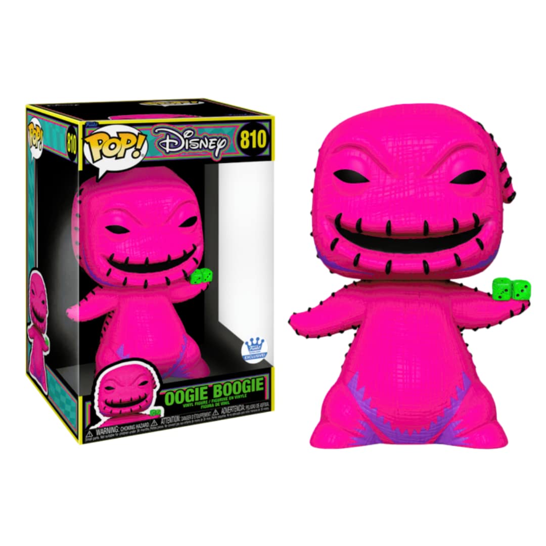 Funko Pop! - The Nightmare Before Christmas - Oogie Boogie 10" (Blacklight) Funko Exclusive