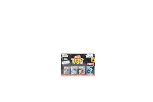 Funko Bitty Pop! Star Wars Mini Collectible Toys 4-Pack - Princess Leia, R2-D2, C-3PO & Mystery Chase Figure (Styles May Vary)