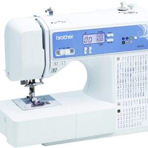 Brother XR9550 Sewing and Quilting Machine, Computerized, 165 Built-in Stitches, LCD Display, Wide Table, 8 Included Presser Feet - White