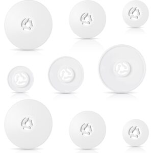 spool cap sewing machine spool pin cap small medium large replacement spool cap compatible with brother, babylock sewing and embroidery machines, 45 mm, 35 mm and 25 mm, white(9 pieces)