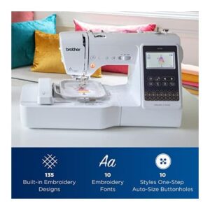 Brother SE700 Elite Computerized LCD Touchscreen Sewing and Embroidery Machine Bundle with Sewing Bundle (3 Items)