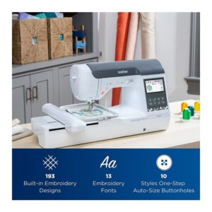 Brother SE2000 Computerized Sewing and Embroidery Machine with LCD Display with Sewing Bundle (4 Items)