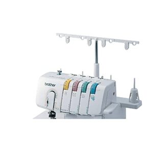 Brother Coverstitch Serger, 2340CV, Sturdy Metal Frame, 1,100 Stitches Per Minute, Trim Trap, Included Snap-on Presser Feet