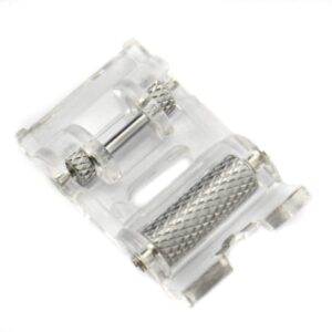 DREAMSTITCH SA190 Snap On Clear Roller Presser Foot for Brother, Babylock, Simplicity, Singer Sewing Machine Alt:ESG-RF7314W