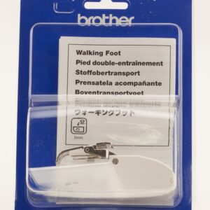 Brother Walking Foot for Quilting and Sewing Multiple Layers, SA107, White