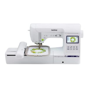 Brother SE1900 Sewing and Embroidery Machine Bundle with 1100 Yards Trilobal Polyester Embroidery Machine Thread (24 Colors) (2 Items)