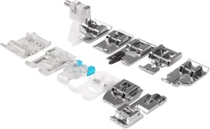 yofan 11 pcs sewing machine presser feet set，multifunction presser foot parts accessories for brother, babylock, singer, janome, kenmore (11-pack #2)