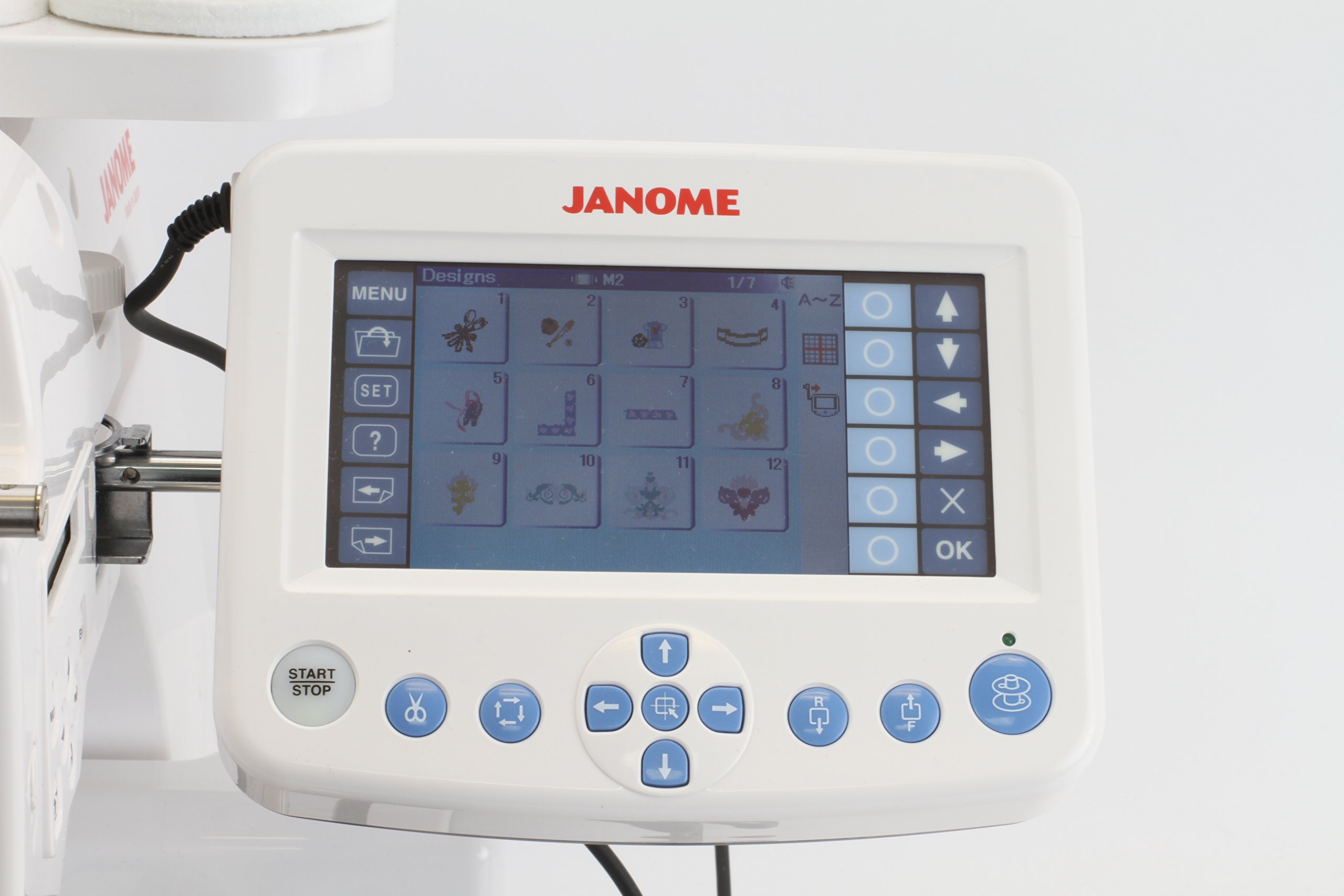 Janome MB-4S Four Needle Embroidery Machine with Accessories