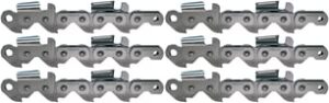 6 pack oregon 11bc060e 11bc harvester chipper chain 3/4"