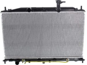 garage-pro radiator for hyundai accent 2006-2011 1.6l engine automatic transmission hatchback/sedan