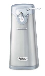 cuisinart sco-60 deluxe electric can opener, quality-engineered motor system allows you to open any size can, stainless steel