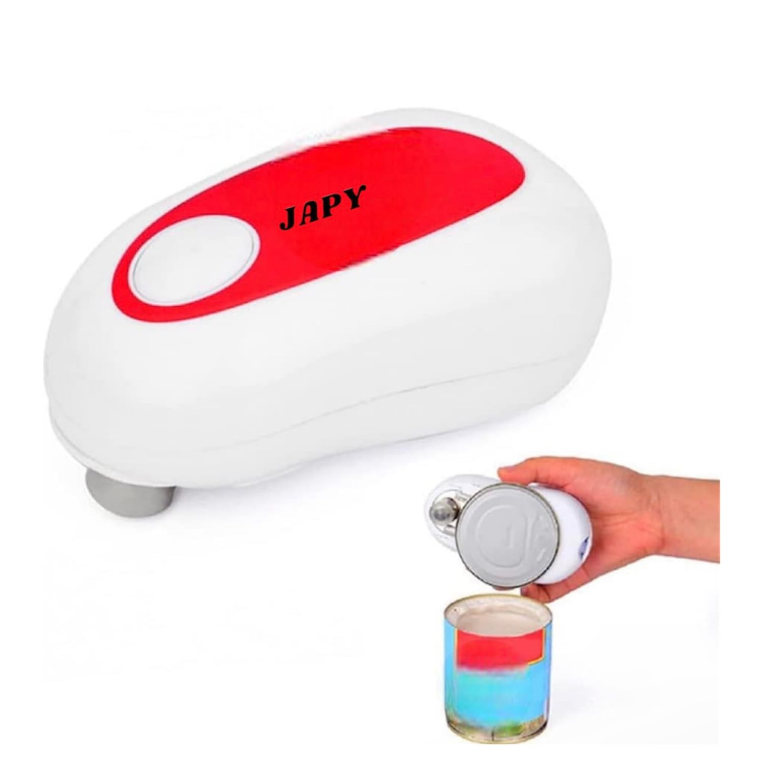 auto can opener,stainless steel electric can opener,Open Your Cans with Style one touch can opener in the Kitchen Facilitates Your Life in the Kitchen,small red,battery can opener