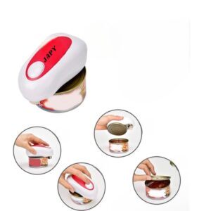 auto can opener,stainless steel electric can opener,Open Your Cans with Style one touch can opener in the Kitchen Facilitates Your Life in the Kitchen,small red,battery can opener