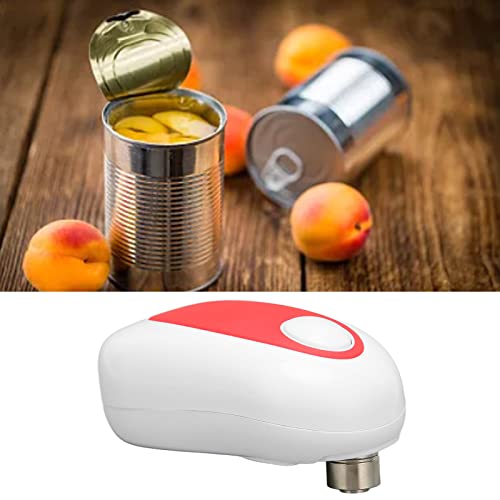 One Touch Electric Can Opener, Battery Operated ABS Can Opener for Kitchen and Seniors