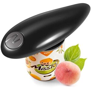 electric can opener, one touch switch automatic can opener smooth edge for almost size cans, best kitchen gadgets electric can openers for kitchen seniors with arthritis