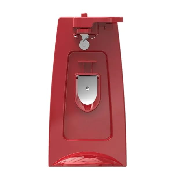 Effortlessly Open Cans with our 70W Red Can Opener Auto-stop safety function Stainless Steel Blade