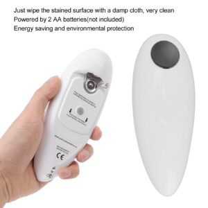 Electric Can Opener Light Weight Electric Tin Opener Touch Smooth Edge for Kitchen Cooks Housewives Elderly165 x 65 x 40mm