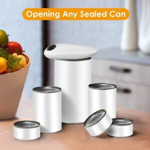 Electric Can Opener Light Weight Electric Tin Opener Touch Smooth Edge for Kitchen Cooks Housewives Elderly165 x 65 x 40mm