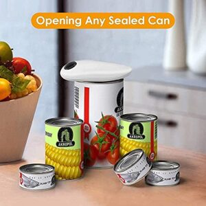 Electric Can Opener,One-touch Automatic Can Opener Smooth Edge Food-Safe, Kitchen Gadget Gift for Chef, Women, and Senior with Arthritis