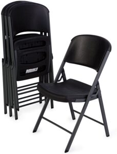 lifetime folding chair with black color model#80887u (4, black)