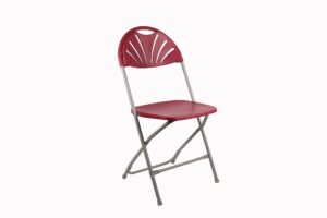 btexpert red plastic folding steel frame commercial high capacity event chair lightweight wedding party, set of 1