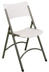 office star resin furniture for indoor or outdoor use, 4-piece set, folding chairs light grey