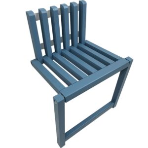 kelendle folding chair wall-mounted invisible shoe-changing stool made of solid wood wall seat folding with support legs saving space suitable for various occasions blue