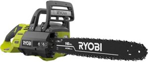 ryobi 16 in. 40-volt brushless lithium-ion cordless chainsaw (tool only)