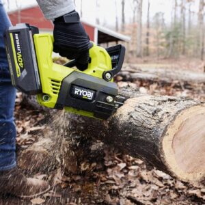 RYOBI 40V HP Brushless 12 in. Top Handle Battery Chainsaw (Tool Only), RY40509BTL