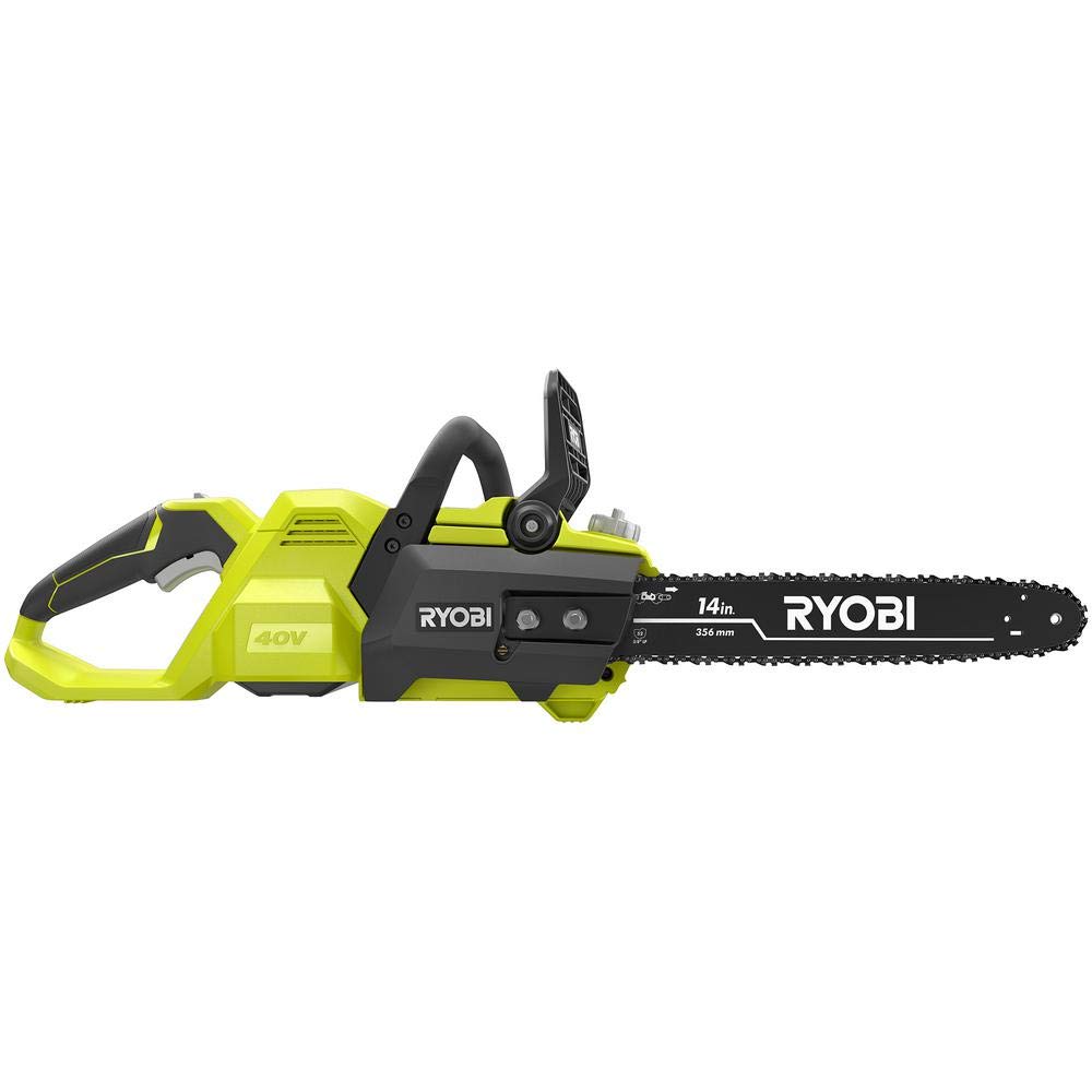 Ryobi 14 Inch 40-Volt Brushless Chainsaw Without Battery and Charger