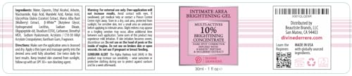 Divine Derriere Intimate Dark Spot Remover for Body, Face, Bikini and Sensitive Areas - Dark Spot Corrector Cream for Intimate Areas Contains Mulberry Extract, Alpha Arbutin, Peptide