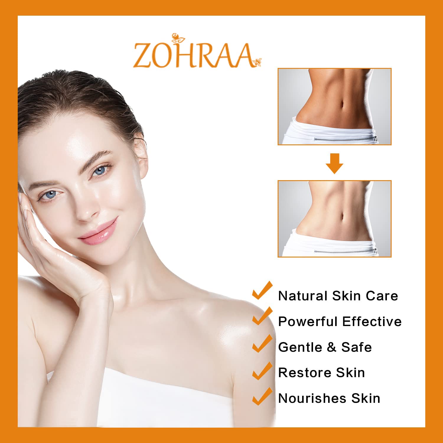 ZOHRAA Dark Spot Corrector Cream, Dark Spot Remover For Face and Body for Neck, Underarm, Elbows, Intimate Areas, Knees and Private Areas, Intimate Skin Cream Bleaching Cream 2 FL OZ