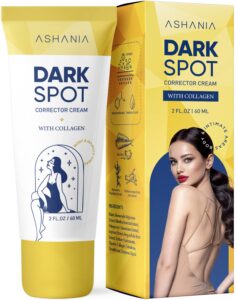 ashania dark spot remover for body cream, dark armpit remover, neck, elbows, armpit, knees, bikini areas, inner thighs, sun spot and private areas