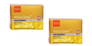 vlcc natural sciences insta glow gold bleach (pack of 2) 30 g