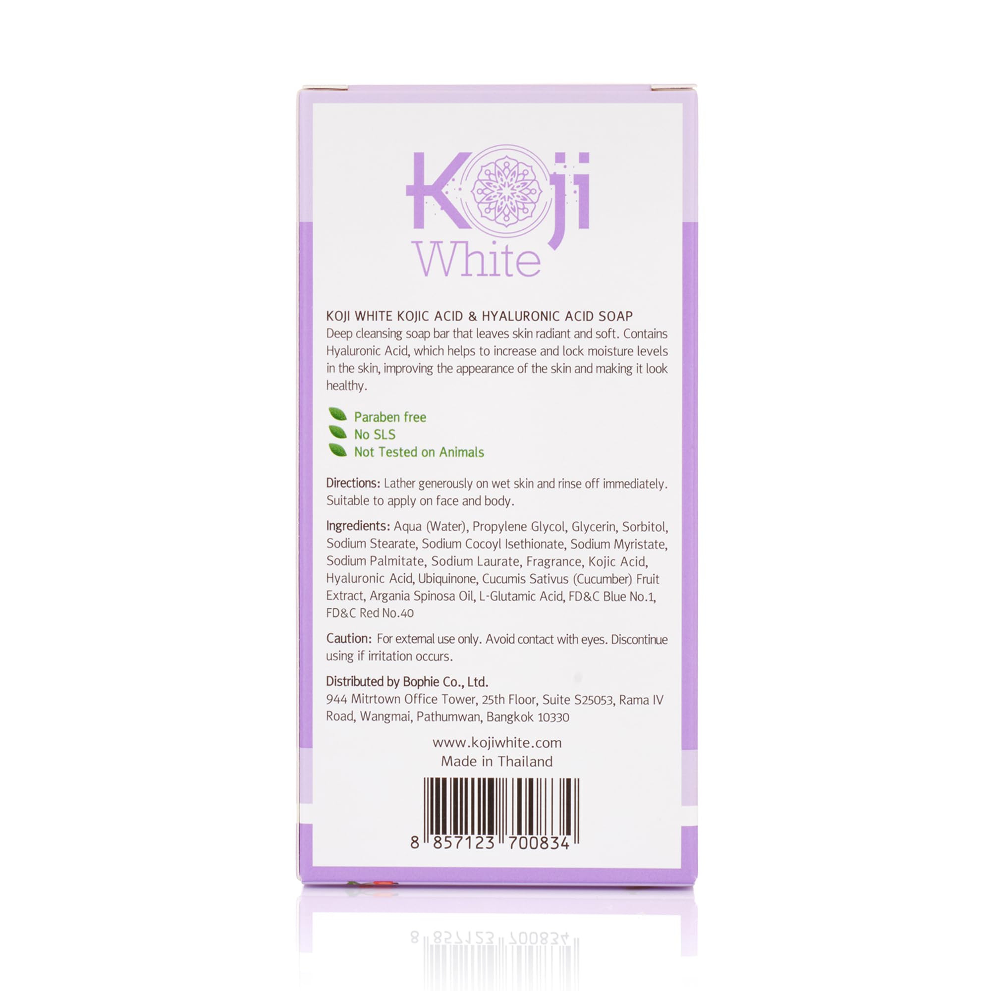 Koji White Kojic Acid Skin Brighten & Glowing Soap, Gift Set for Women with Kojic Acid, Papaya, Glutathione, Vitamin C, Collagen, Hyaluronic for Hydrating Facial & Body, Vegan Soap, 2.8 Oz (6 Bars)