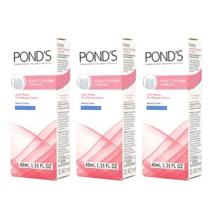 Pond's Perfect Color Beauty Cream, Anti-Marks Beauty Cream and Moisturizer, Normal to Dry Skin, 3-Pack of 1.35 Fo Oz Each