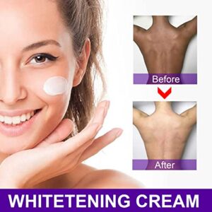 3Pcs Skin Whitening Lightening Cream 50G, Skin Bleaching Cream, Underarm Whitening Cream, Dark Spot Corrector Face Body Cream, Dark Spot Remover Corrector Cream for Face and Body Intimate Area Lightening Cream, for Face and Body, Moisturizes and Brighten