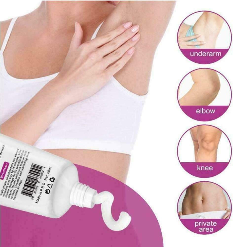 ZWSP Armpit Whitening Cream Skin Lightening Bleaching Cream For Underarm Dark Skin Legs Knees Whitening Intimate Body Lotion