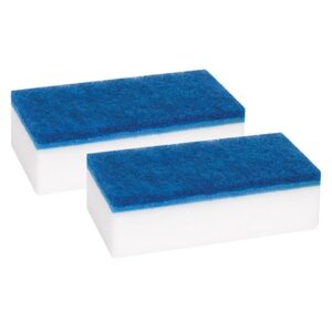 Mr White, Magic Eraser Sponge 4X Stronger Pad, 8-Pack, Cleaning Sponge, Multi-Purpose Power Scrub, Household Cleaning, Office & Industrial, Boat Scuff Eraser, Melamine Foam Cleaning Pad.Brush, Kitchen